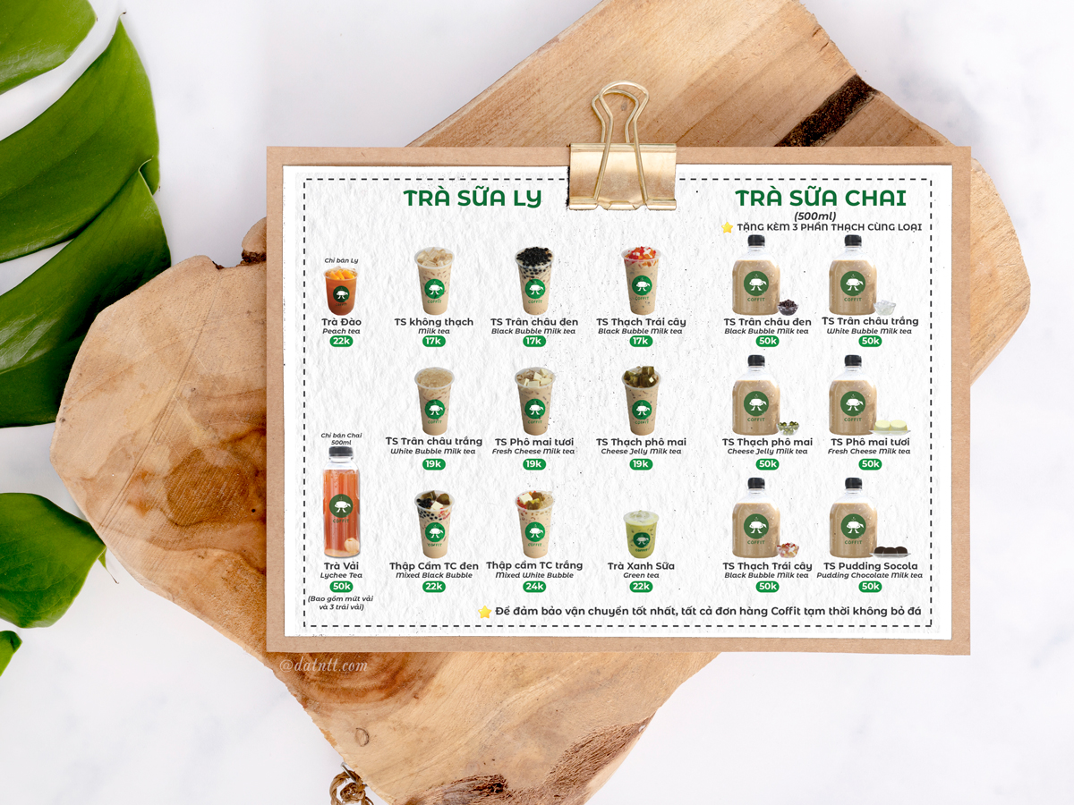 Menu - Thanh Đạt - Photograph & Write